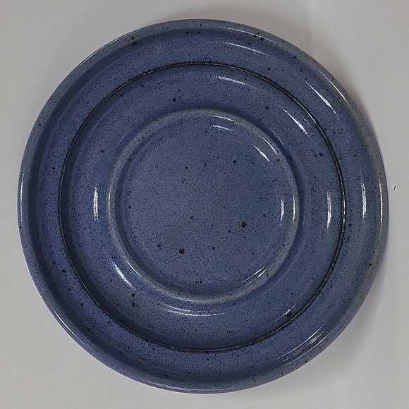Dansk | Dining | Dansk Neilstone Blue Flat Stoneware Saucer | Poshmark